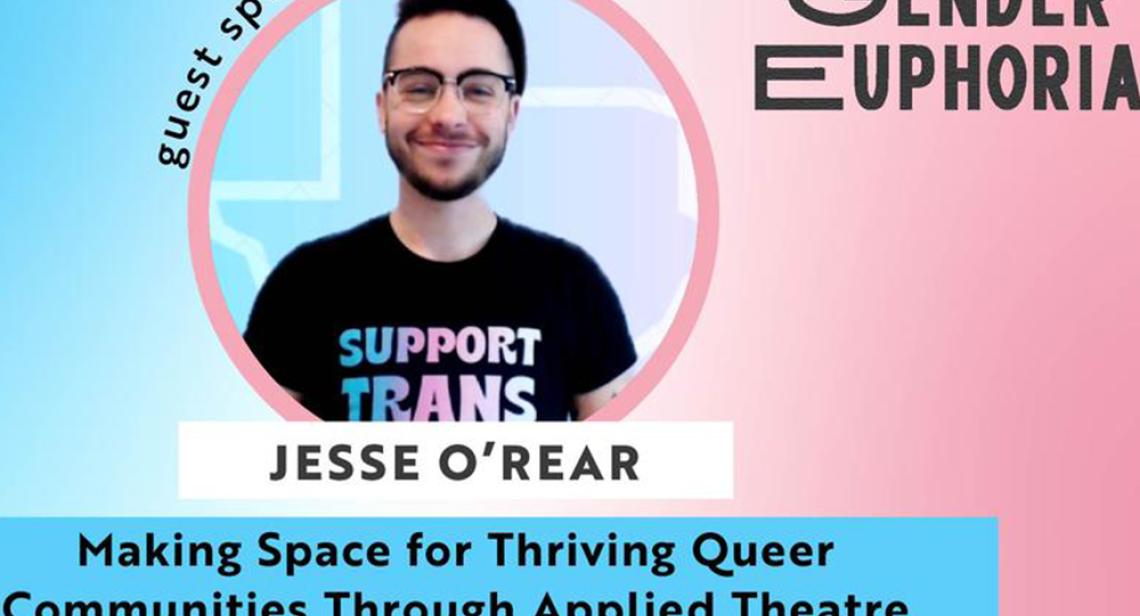 Dr. Jesse O'Rear Talks about Applied Theatre on Gender Euphoria Podcast | Department of Theatre ...
